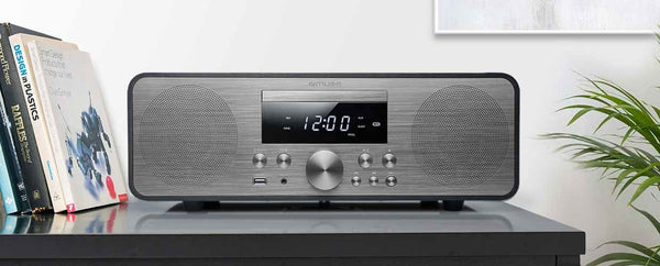Muse Bluetooth Micro System M-880 BTC 80 W, Wireless connection, Silve ...